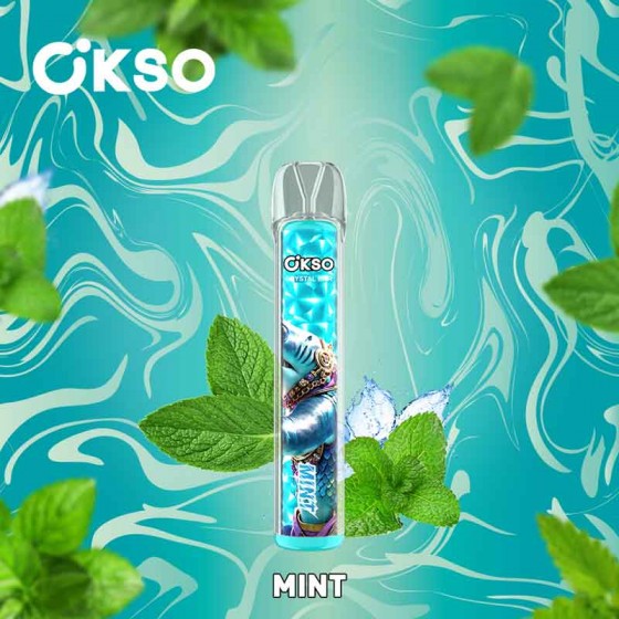 OKSO Crystal Bar 800 Puffs Disposable Vape Electronic Cigarette ...